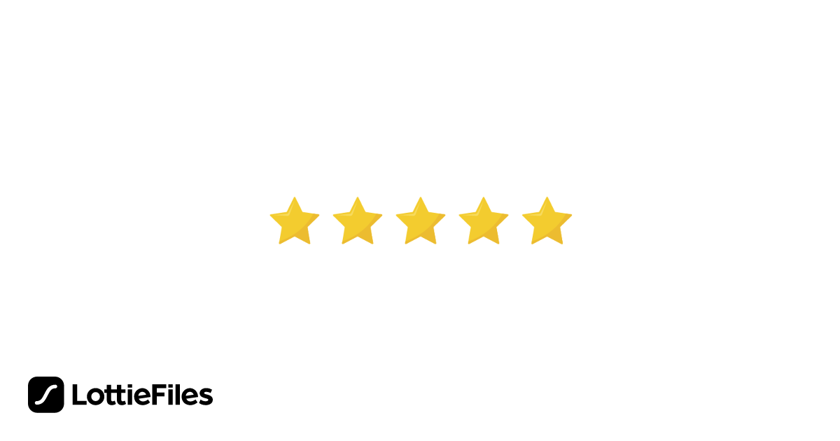 Free 5 stars Animation by Dmytro | LottieFiles