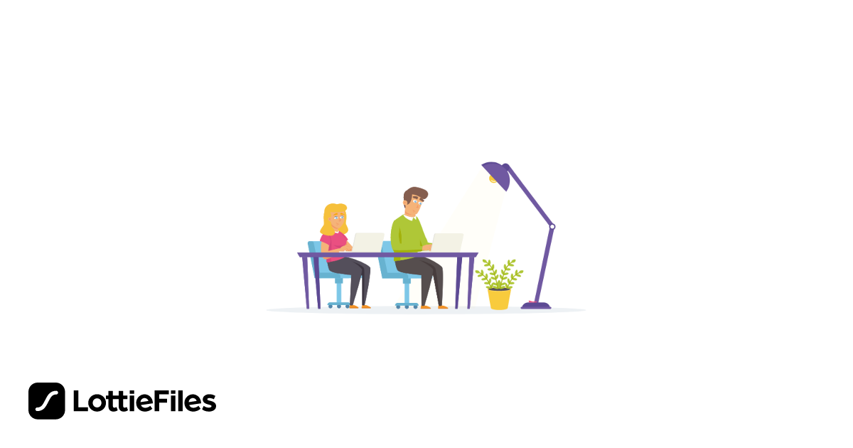 Free Working from home Animation by Jakob360 | LottieFiles