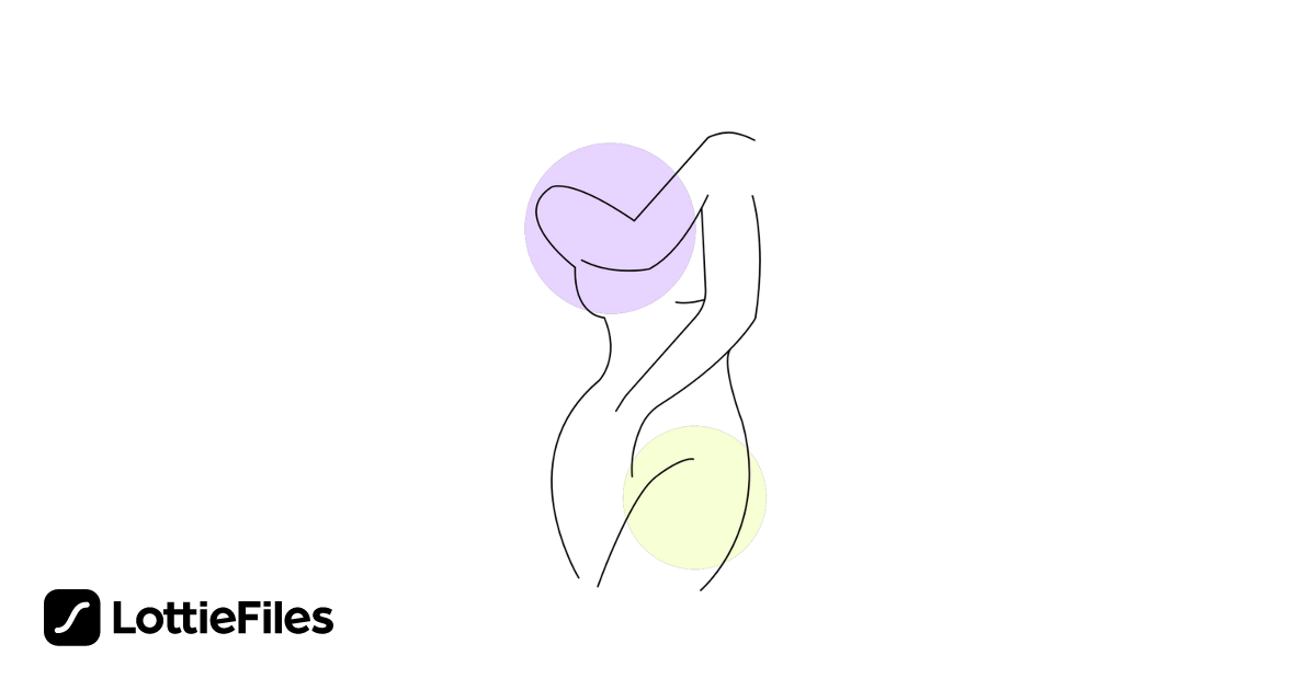 Free girl line art Animation by DADEVAL | LottieFiles