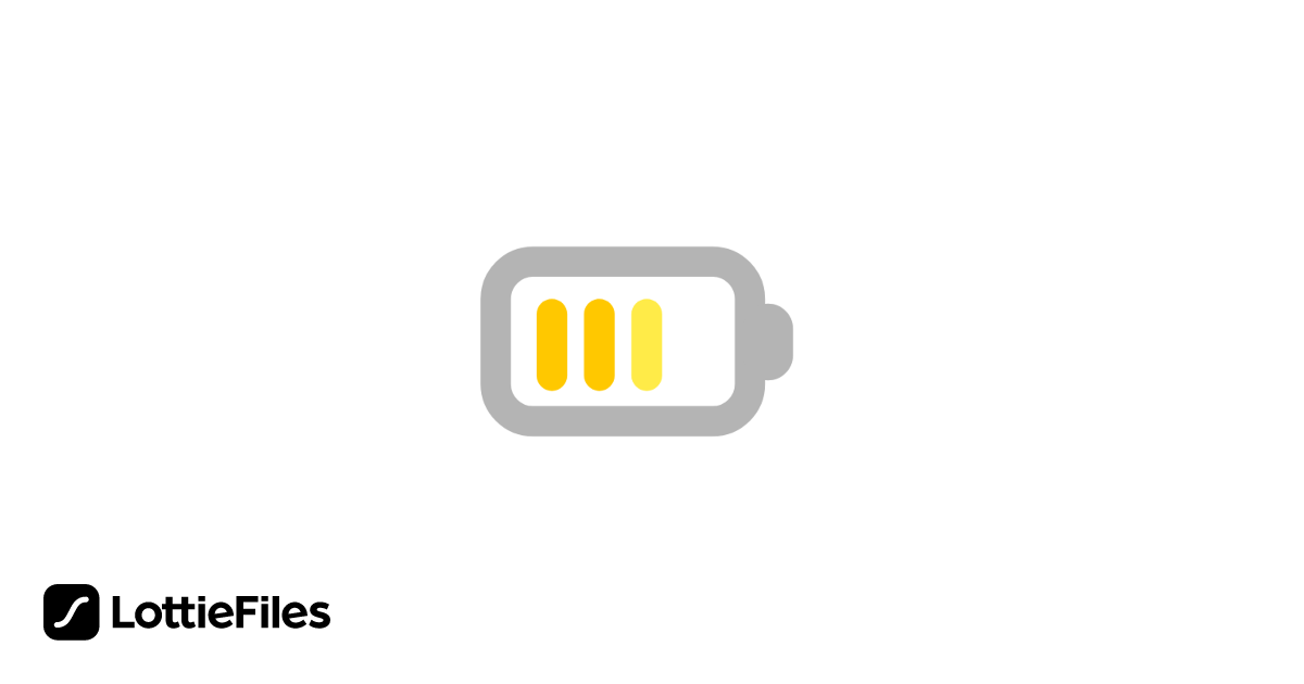 Free Phone Battery Icon Animation by Sepideh | LottieFiles