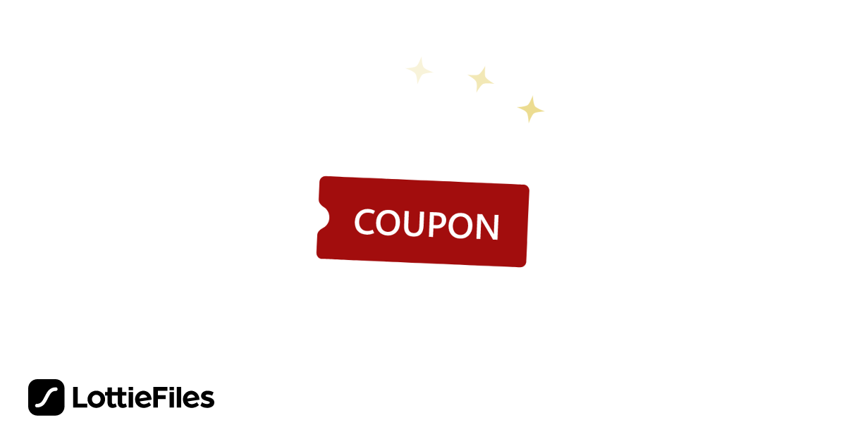 Free Coupon Animation by Guelmis | LottieFiles