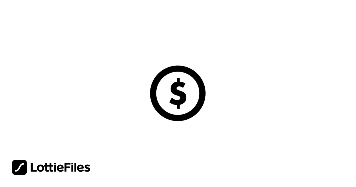 Free Dollar Animation by Faisal | LottieFiles