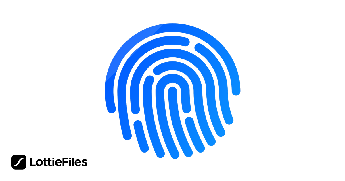 Free Fingerprint verification Animation by Xianghe | LottieFiles