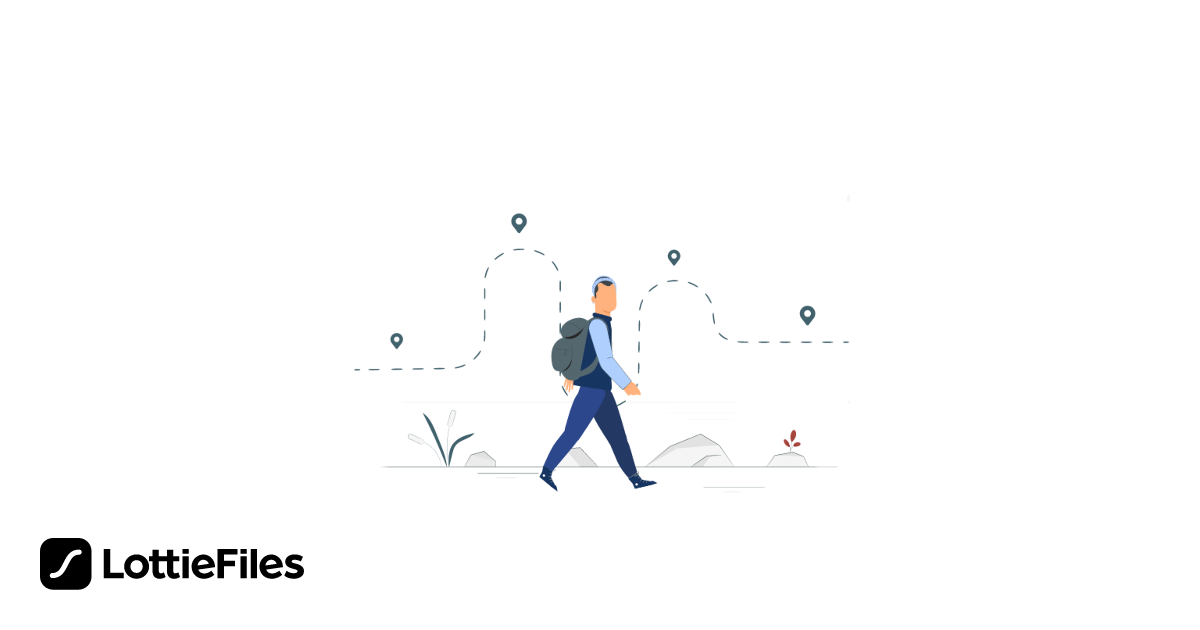 Free walk man Animation by 박소예 | LottieFiles