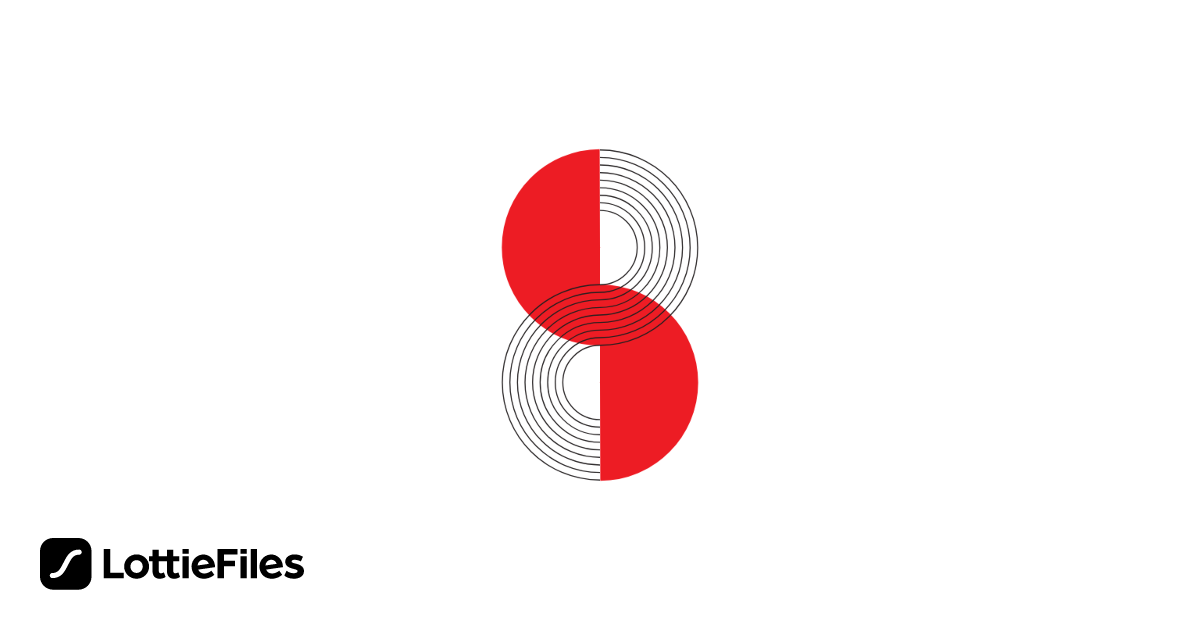 Free infinity symbol Animation by nm | LottieFiles