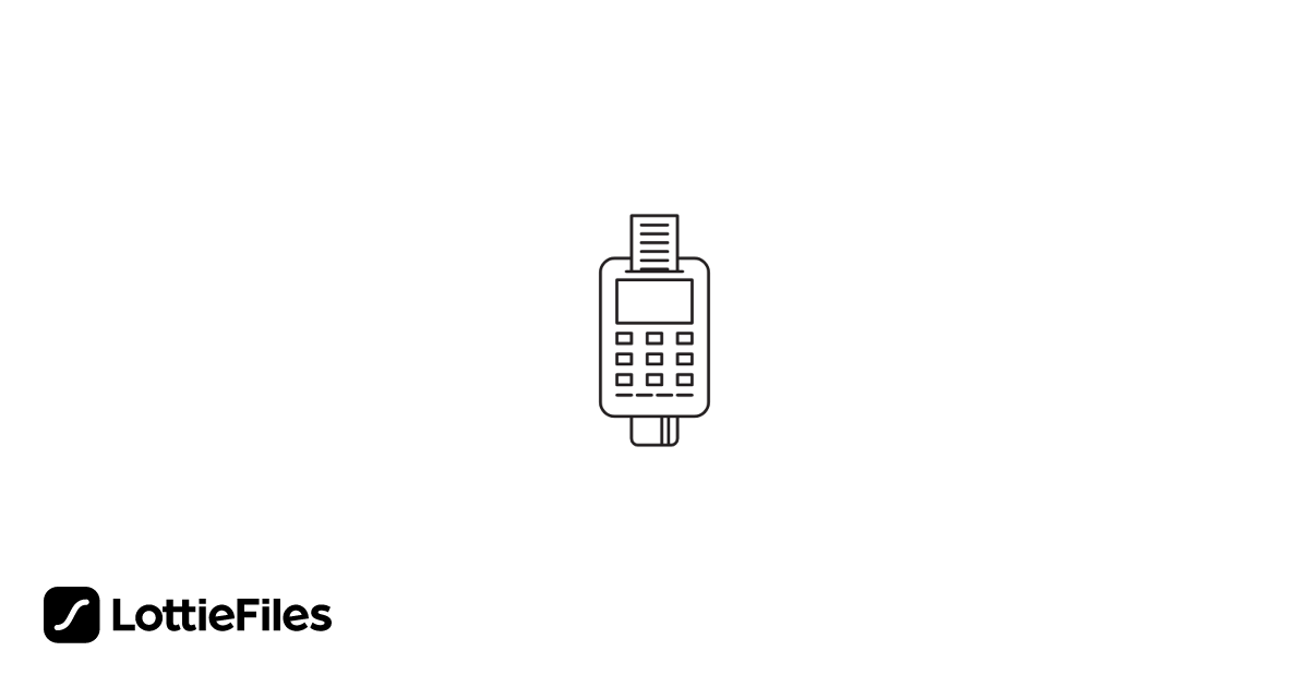 Free card reader with reciept Animation by nm | LottieFiles