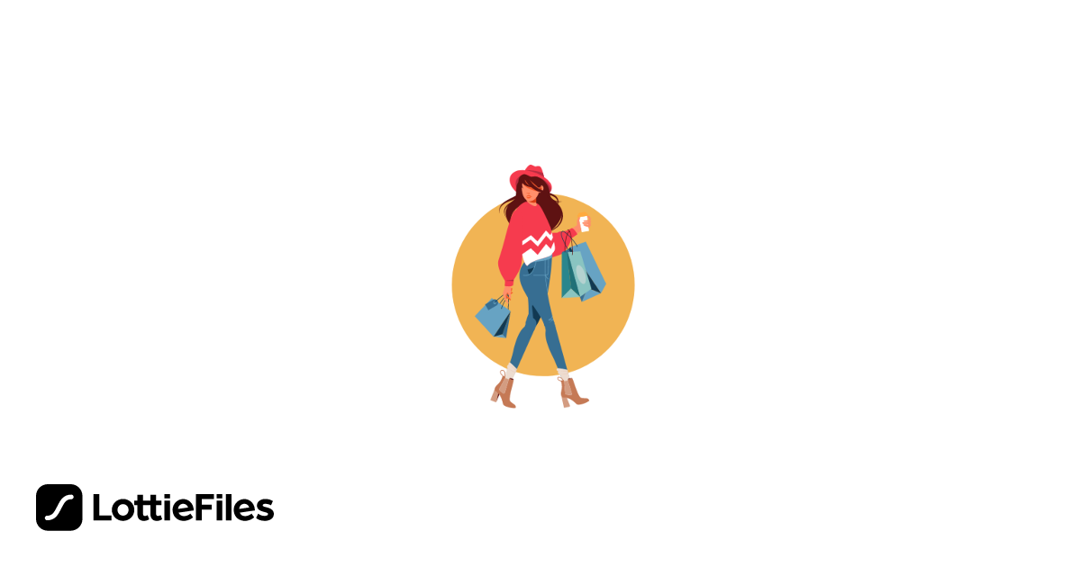 Free Women going for shopping Animation by Warishyy | LottieFiles