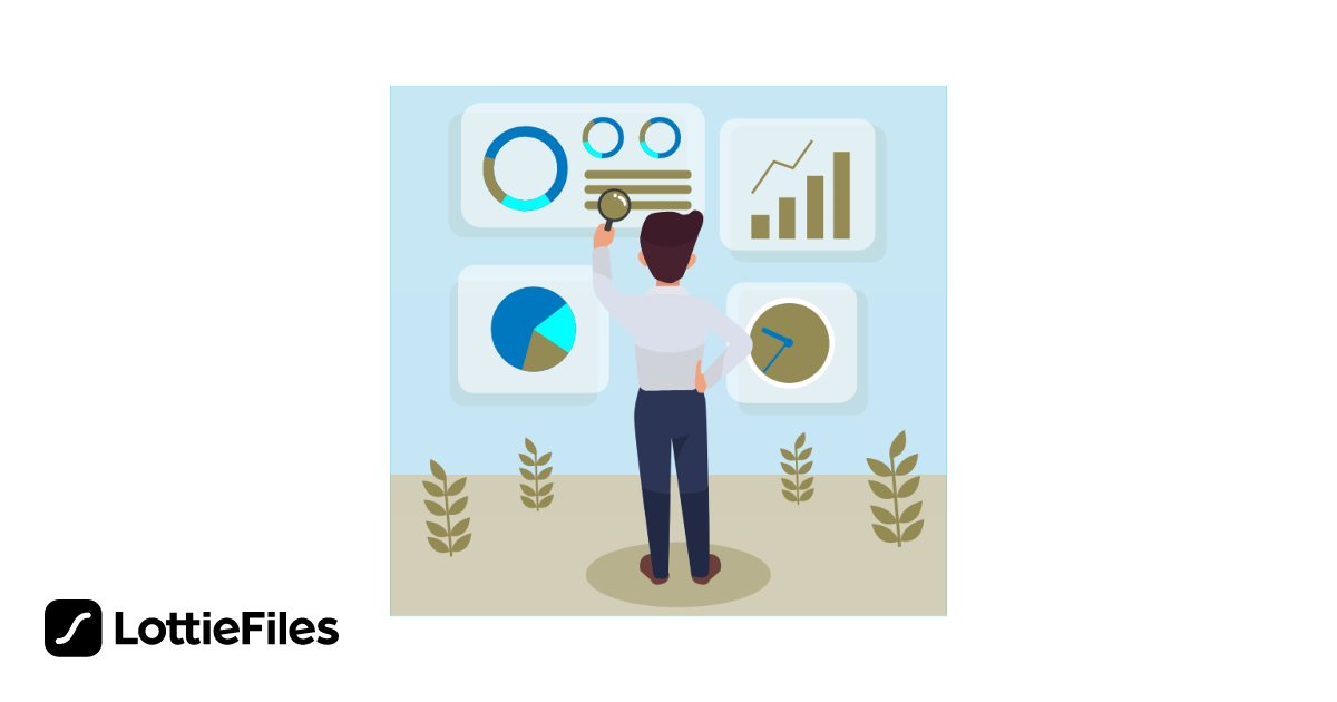 Free Data analysis Animation by Carlos Red Rosefields | LottieFiles