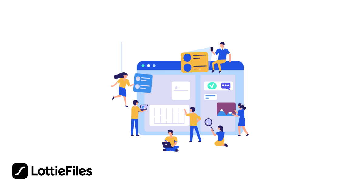 Free Team Work Animation by zccxz | LottieFiles