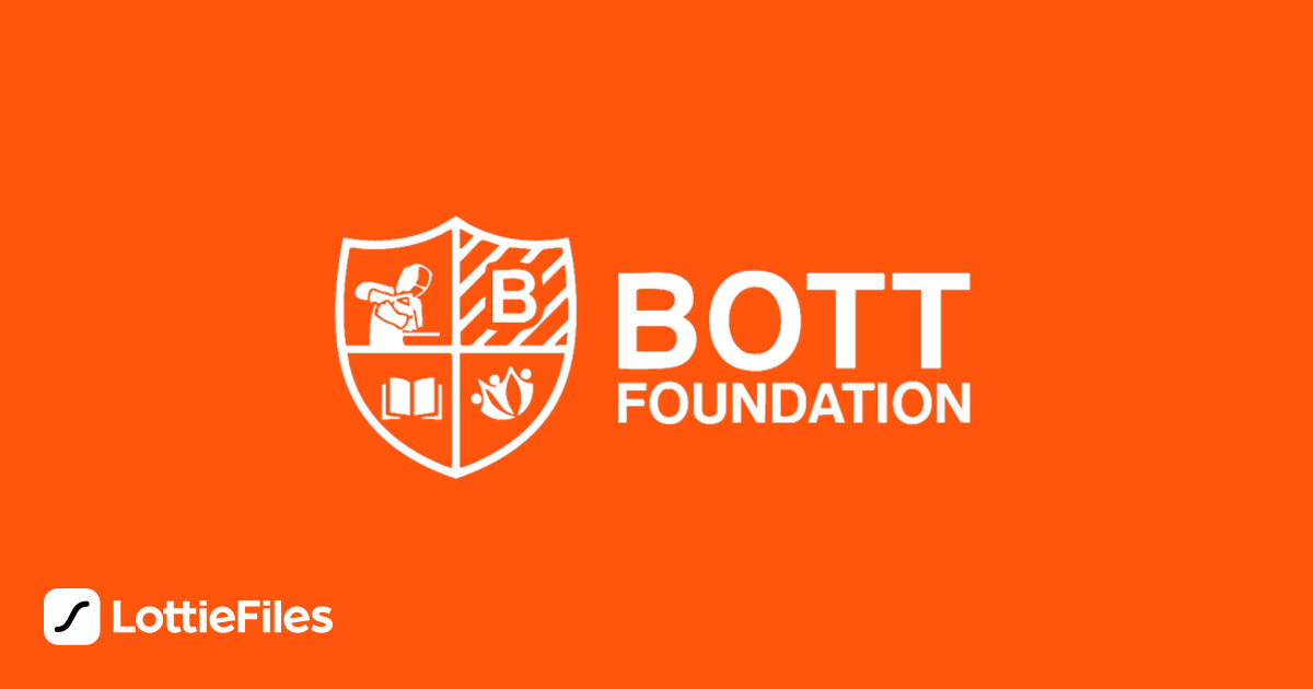 Free BOTT foundation logo Lottie JSON animation Animation by Weblodge ...