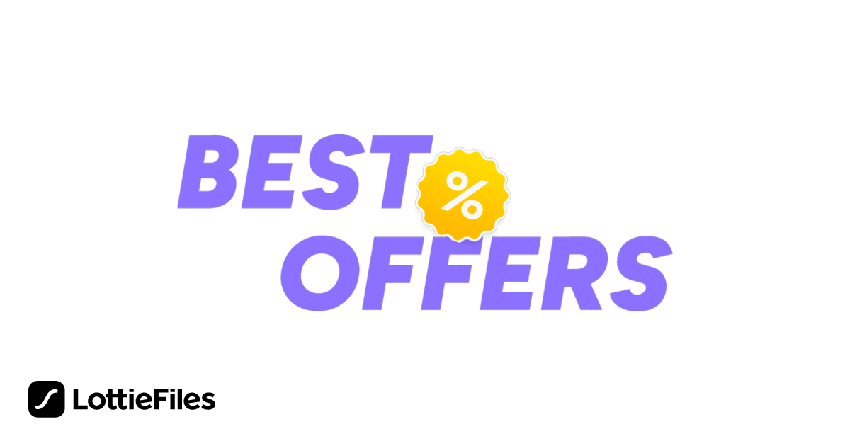 Free Offers Animation by Milan | LottieFiles