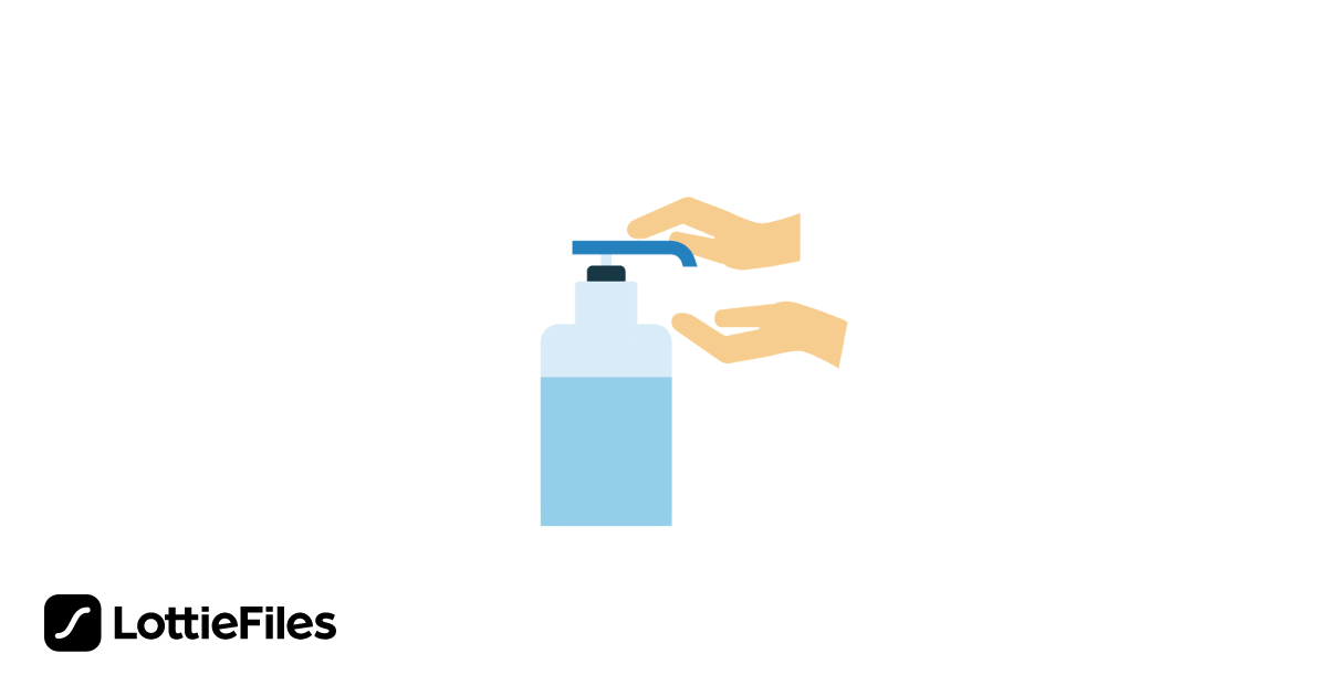 Free hand disinfection Animation by Екатерина Курчанова | LottieFiles
