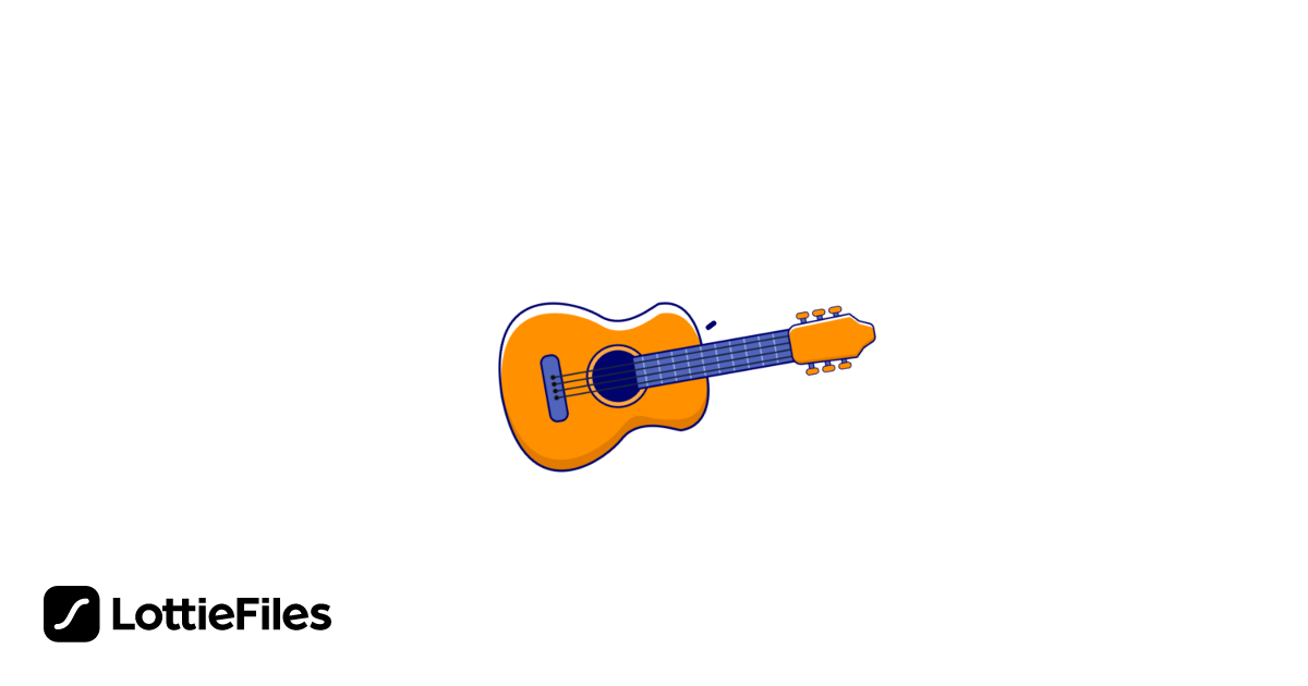 Free Guitar Music Animation by Ideal | LottieFiles