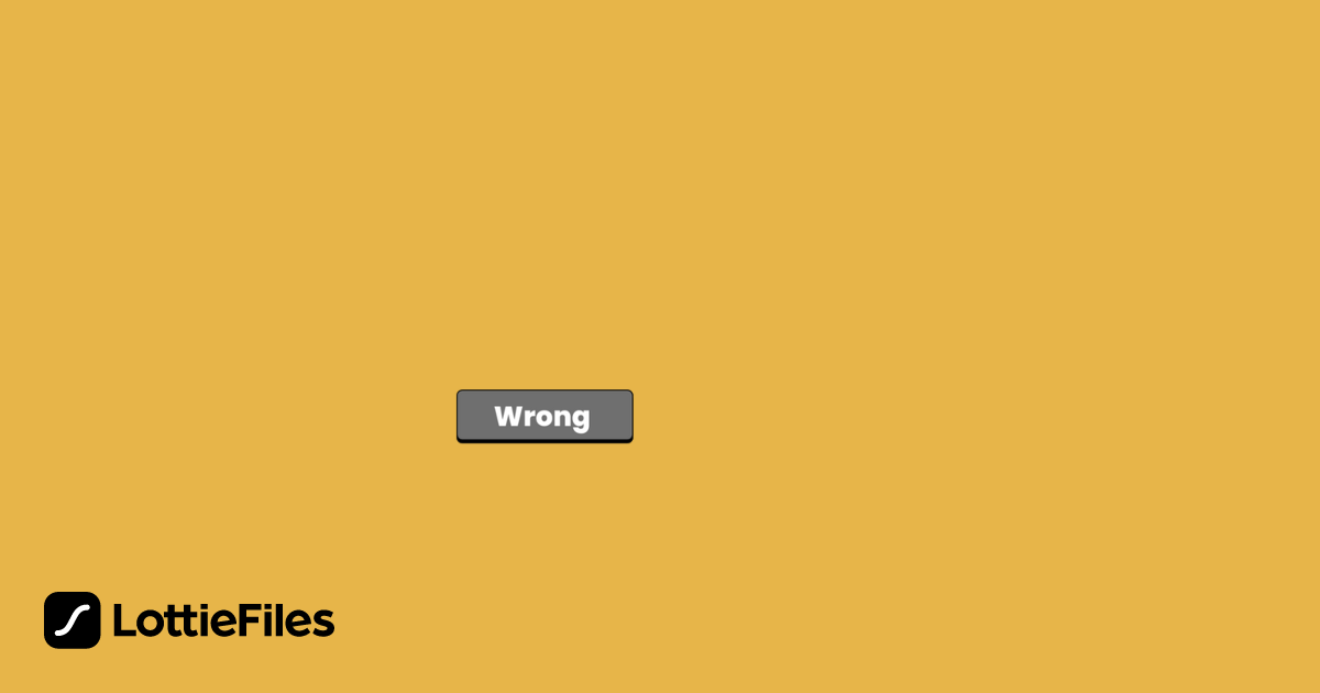 Free wrong Animation by Senan | LottieFiles
