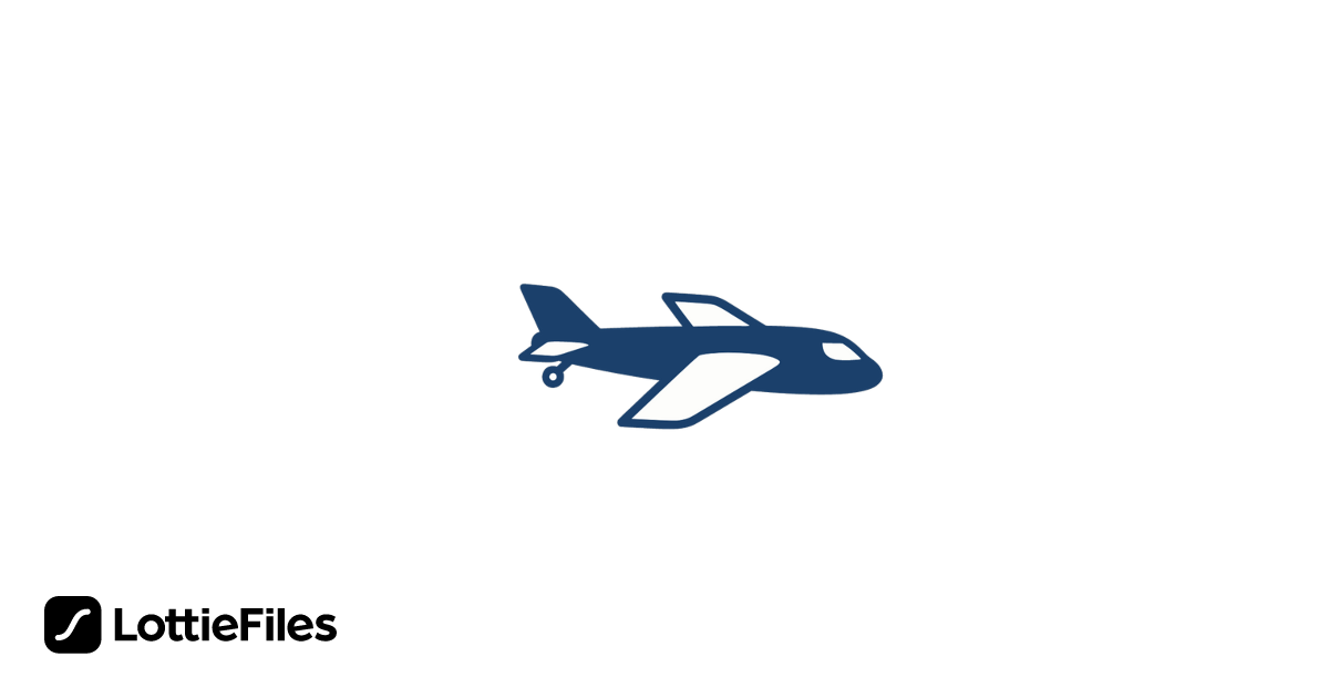 Free Airplane Animation by Vanisha | LottieFiles