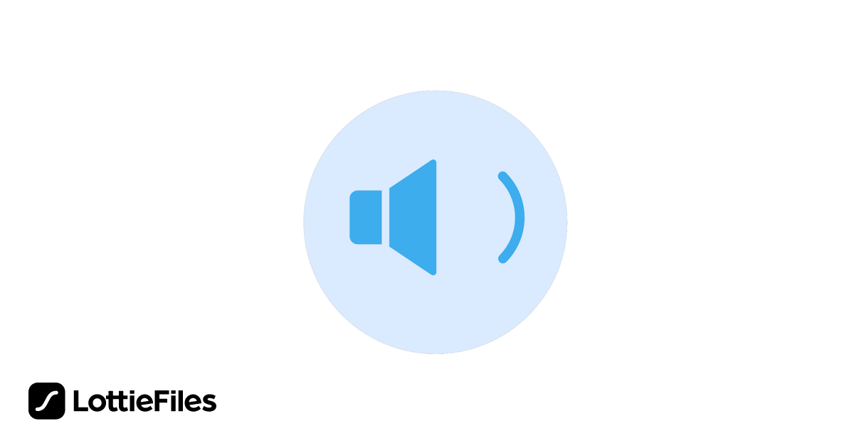 Free Speaker Animation by Umer | LottieFiles