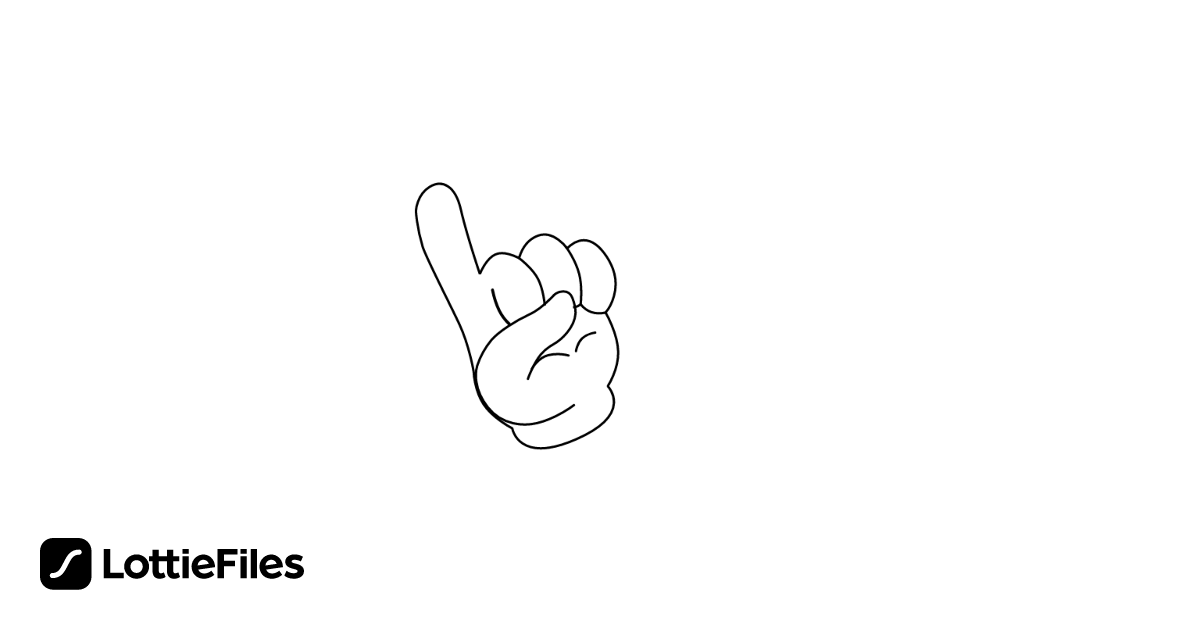 Free Finger Wagging Animation by Yabetse Genene | LottieFiles