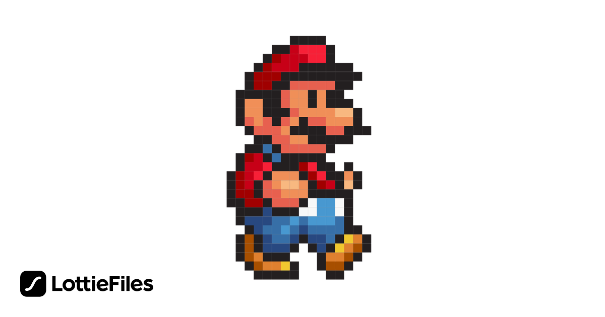 Free Mario Walking Big Animation by Remy | LottieFiles