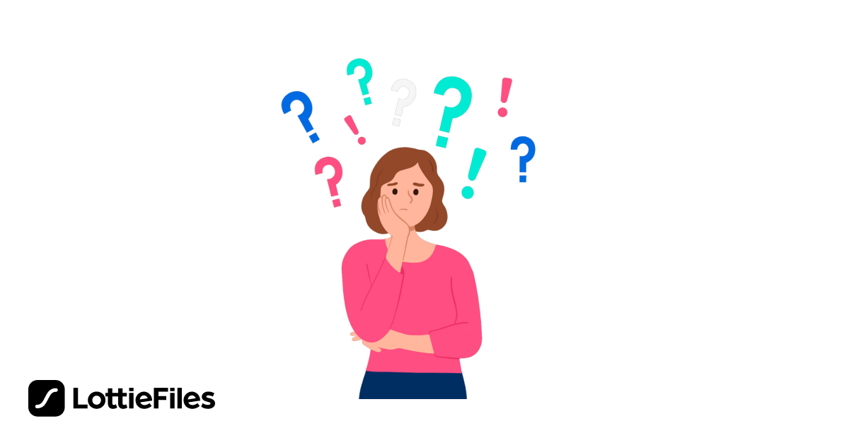 Free Thinking woman Animation by Jess | LottieFiles