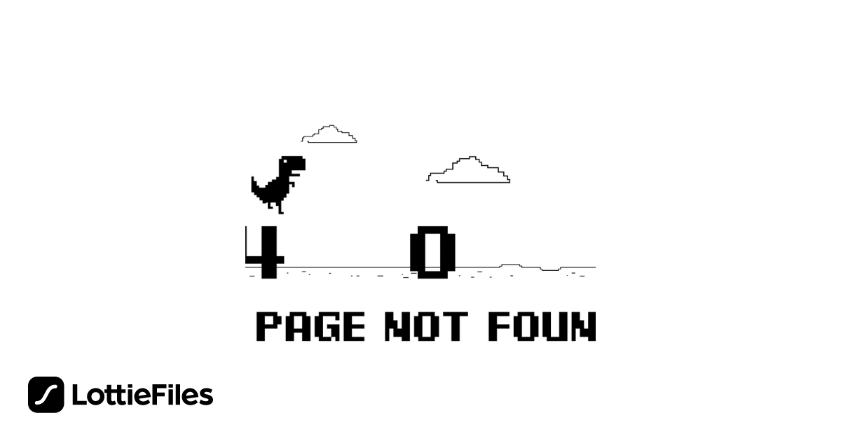 Free 404error Animation by Andrés | LottieFiles