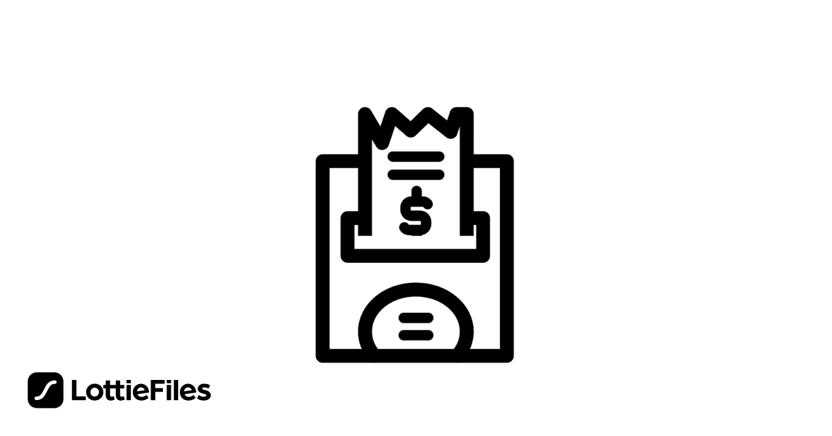 Free receipt Animation by Gogo | LottieFiles