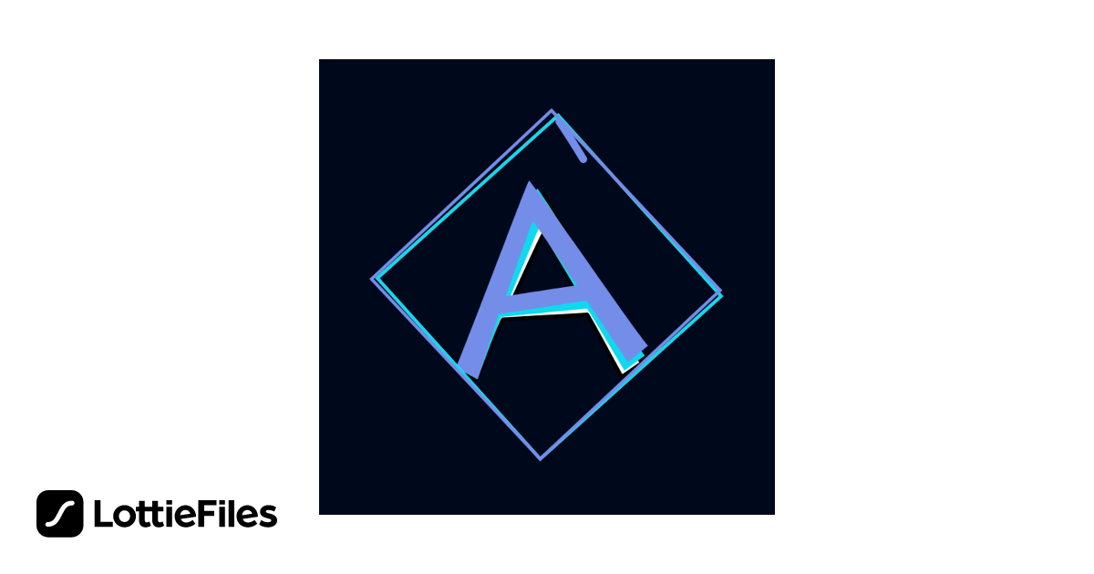 Free Letter A Animation by junaid khatri | LottieFiles