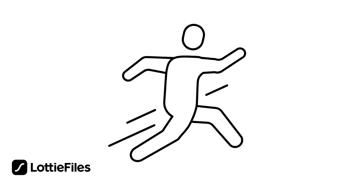 Free The Running Man Animation by Nick | LottieFiles
