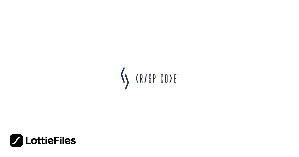 Free Crisp Code | Logo Animation 1 Animation by So | LottieFiles