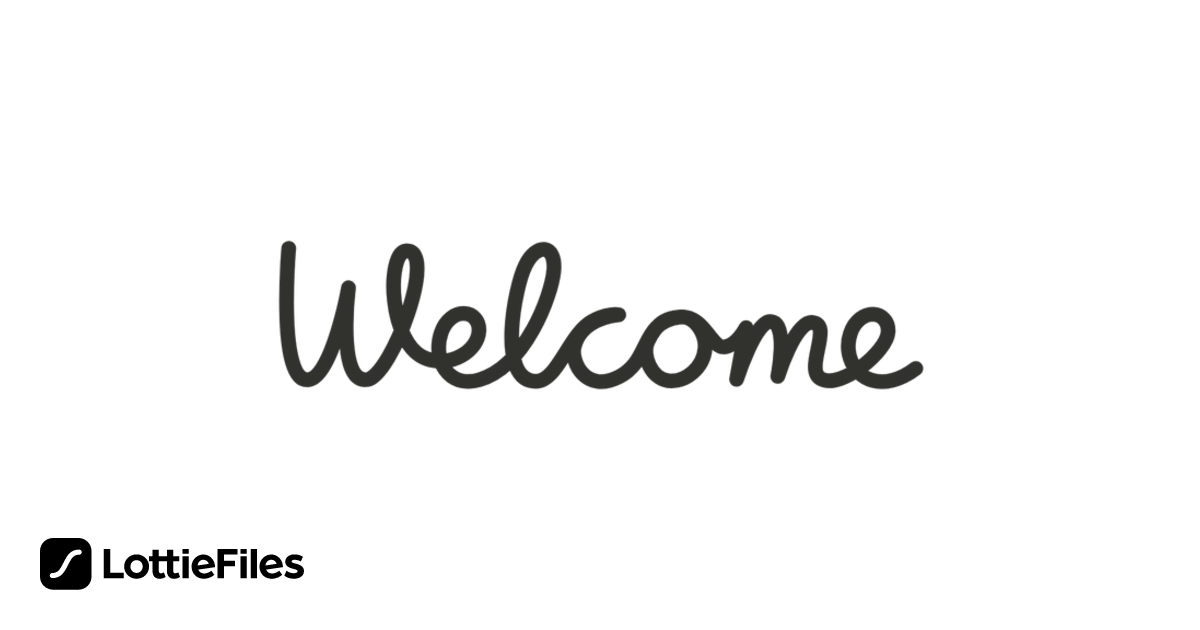 Free Graphite welcome Animation by Yashraj | LottieFiles