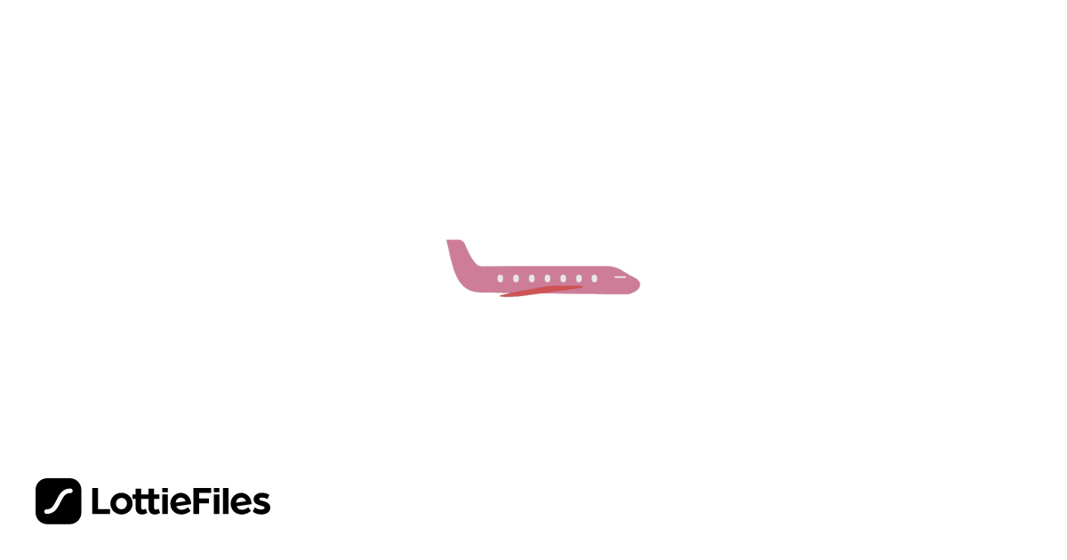 Free flight pink Animation by Recep Yıldız | LottieFiles