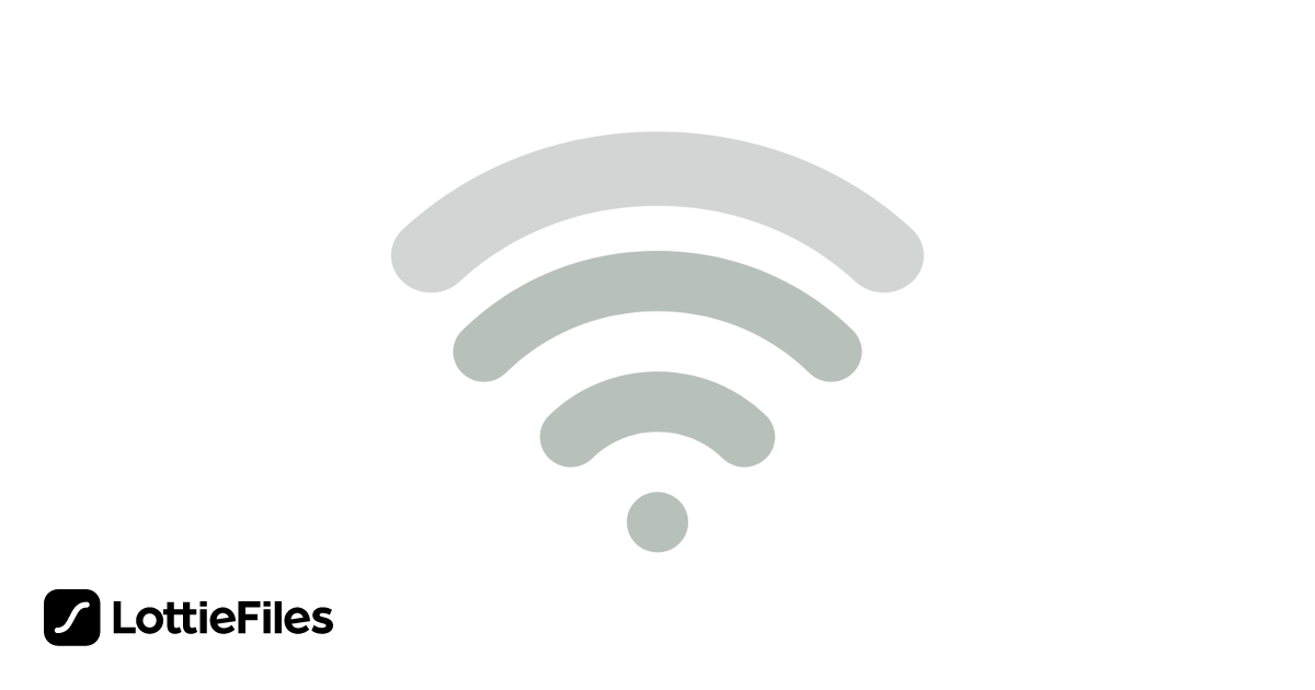 Free wifi Animation by Faizan | LottieFiles