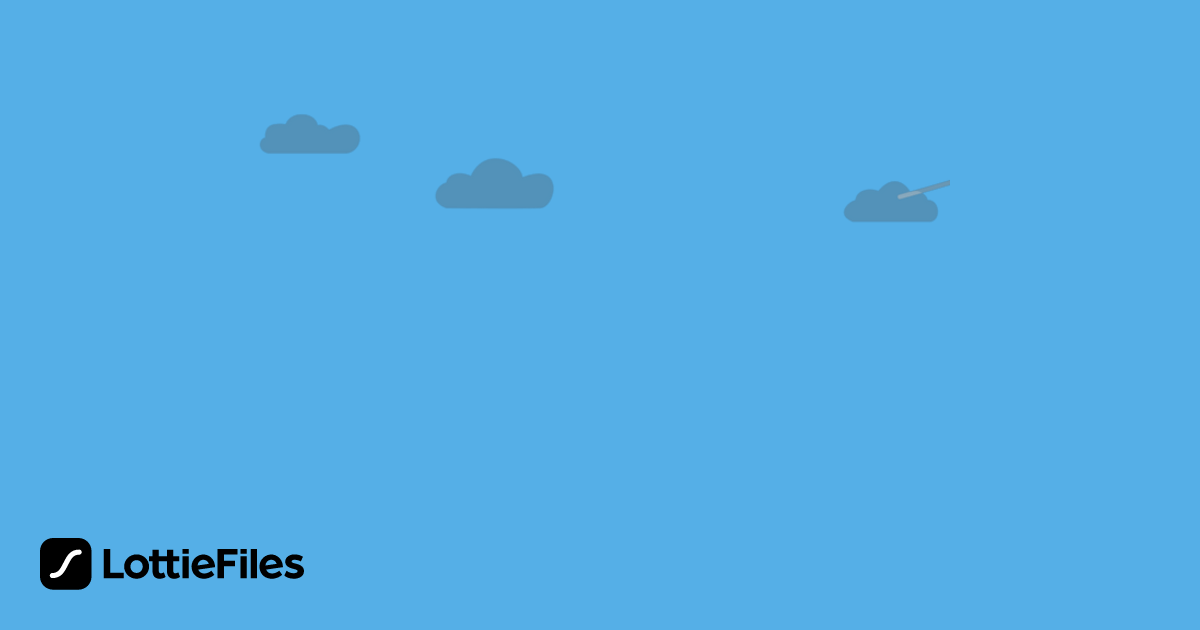 Free Wind & Cloud 2 Animation by BurnBits | LottieFiles