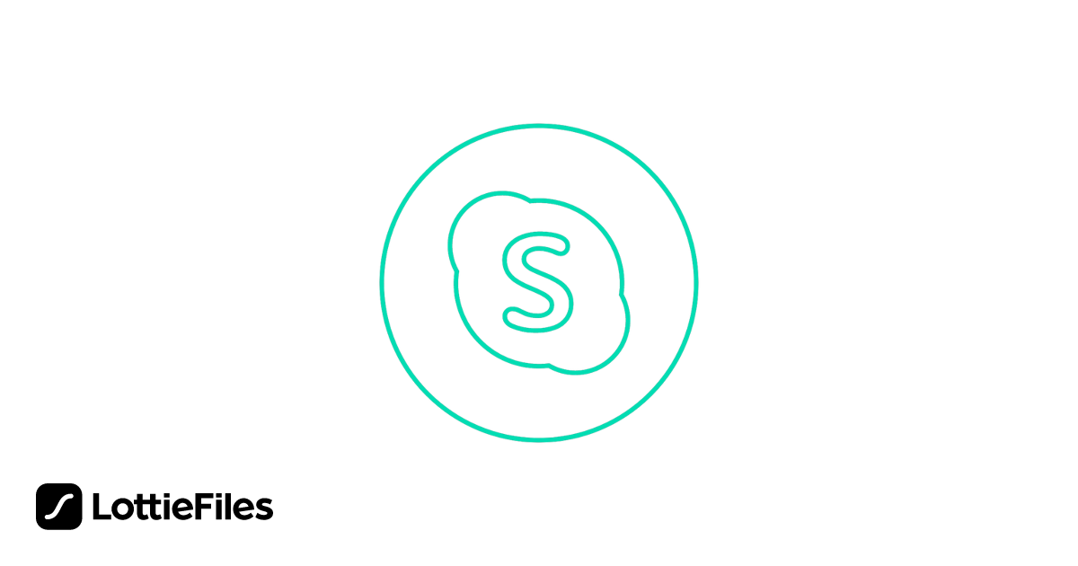 Free Skype Animation by Weblodge | LottieFiles