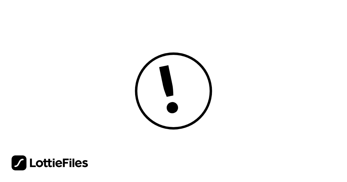 Free Alert 03 Animation by Alexandre Breton | LottieFiles