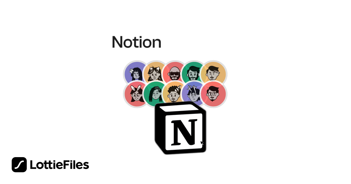 Free notion avatars Animation by Krishnakumar | LottieFiles