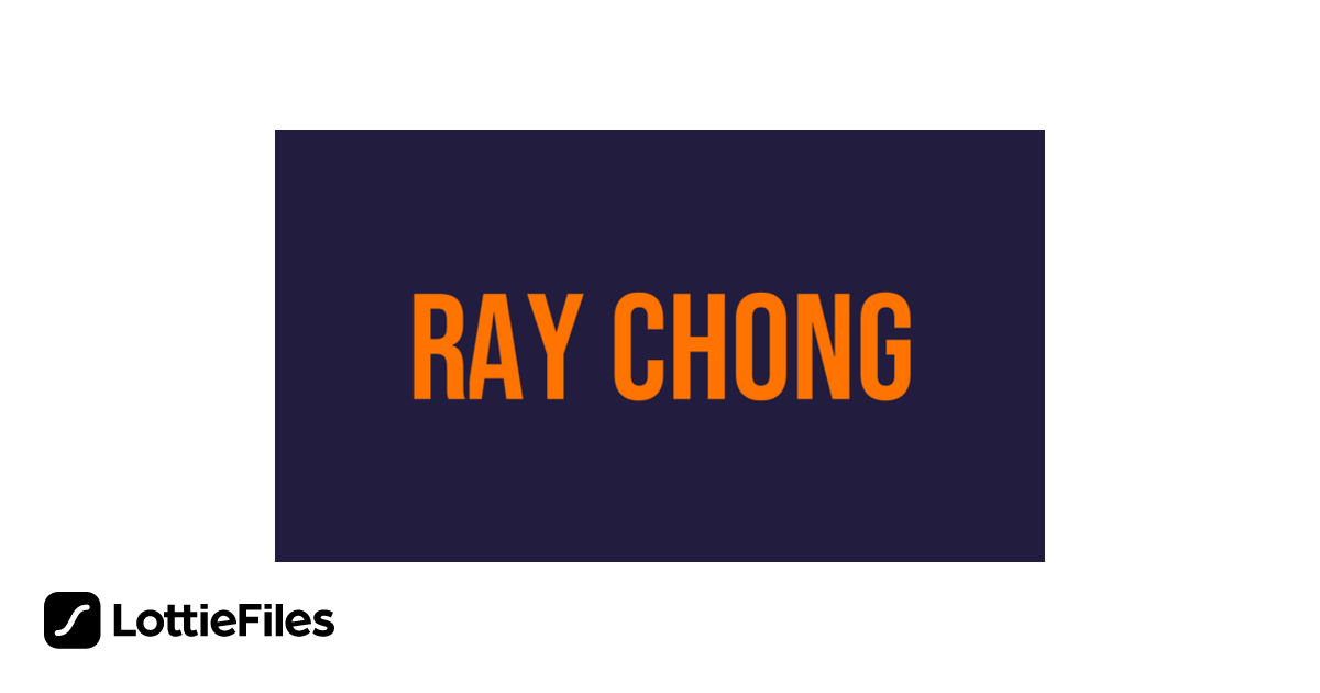 Free A1_Ray Chong_v01 Animation by Ray | LottieFiles