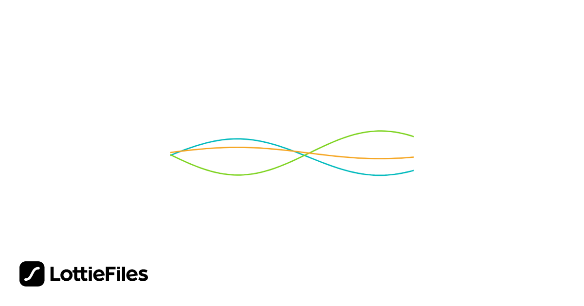 Free 3 Wave lines Animation by Marlon Cureg | LottieFiles
