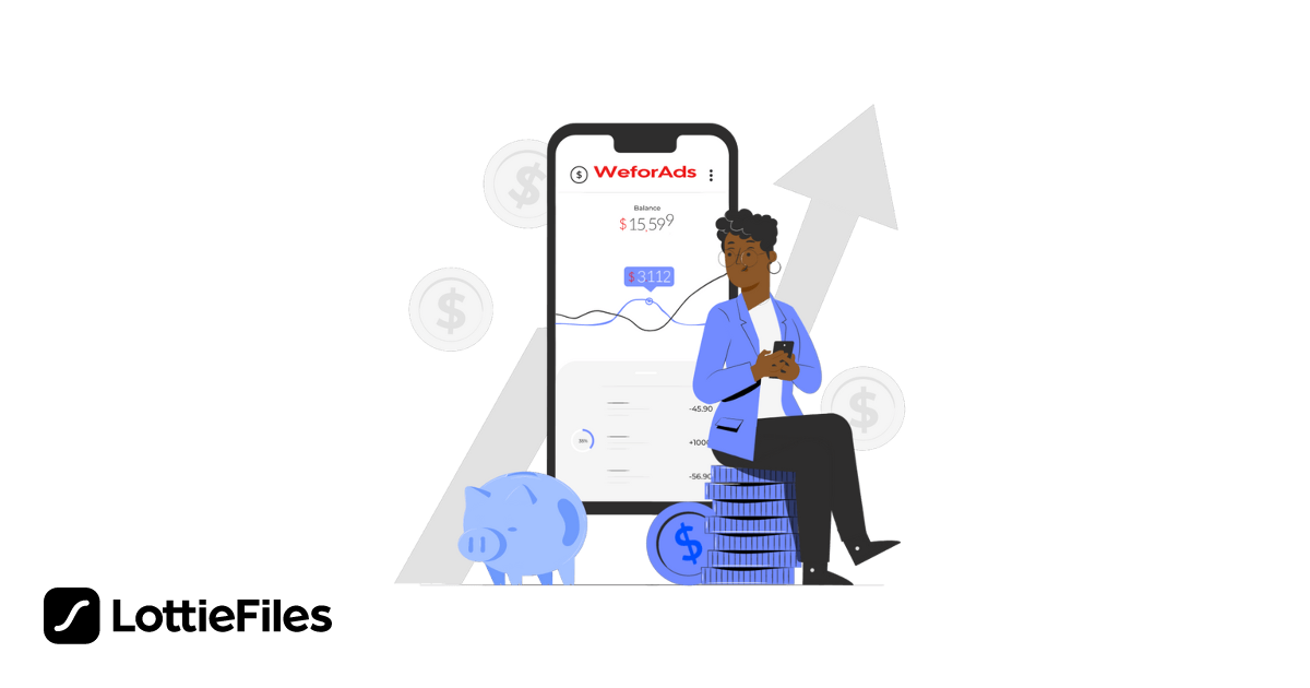 Free investment app Animation by Ashish | LottieFiles