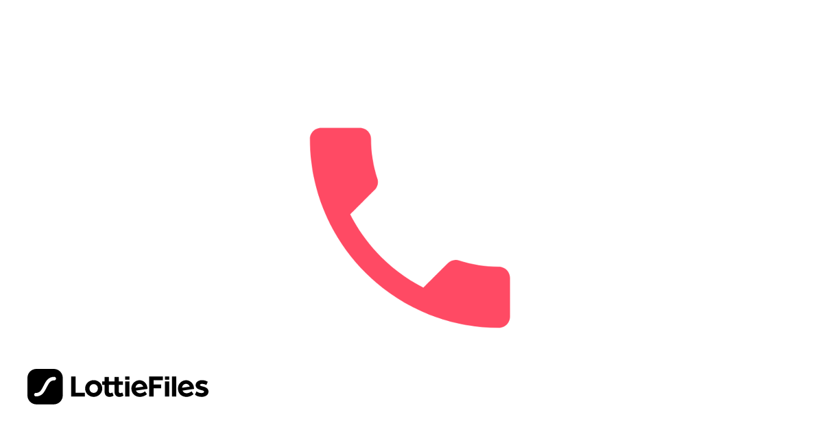 Free Phone Call micro-animation Animation by Kesem Harel | LottieFiles