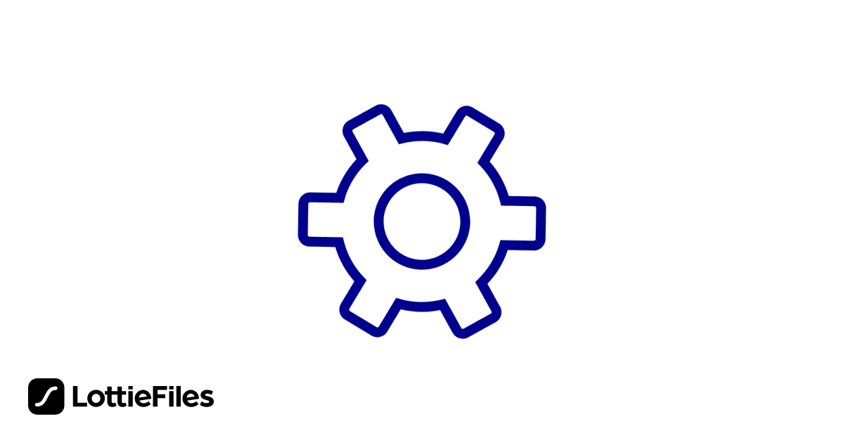 Free Settings icon Animation by Poritos Roy | LottieFiles