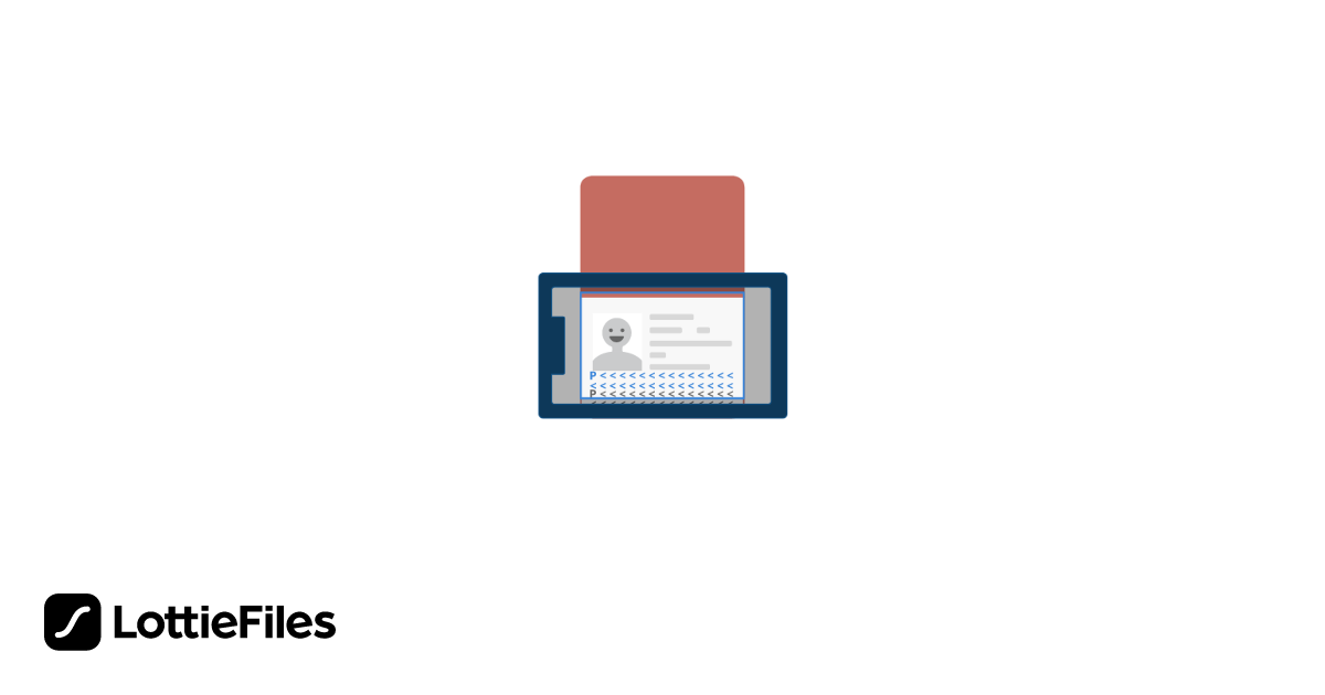 Free Scan passport profile page verification success Animation by Alvin ...