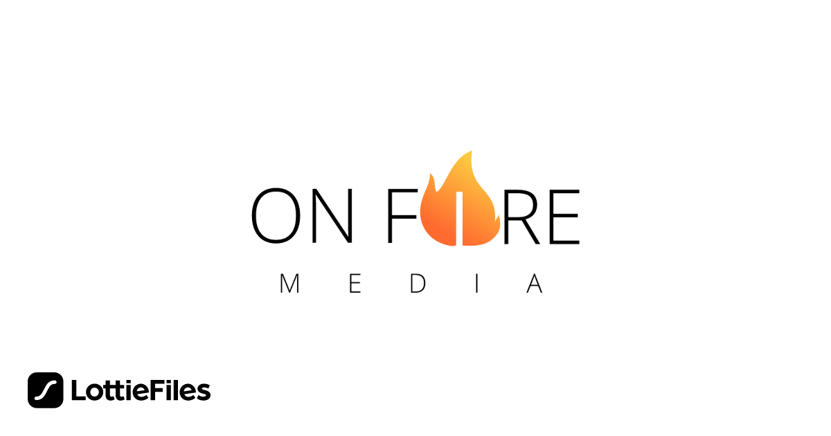 Free On fire logo preloader Lottie JSON animation Animation by Weblodge ...