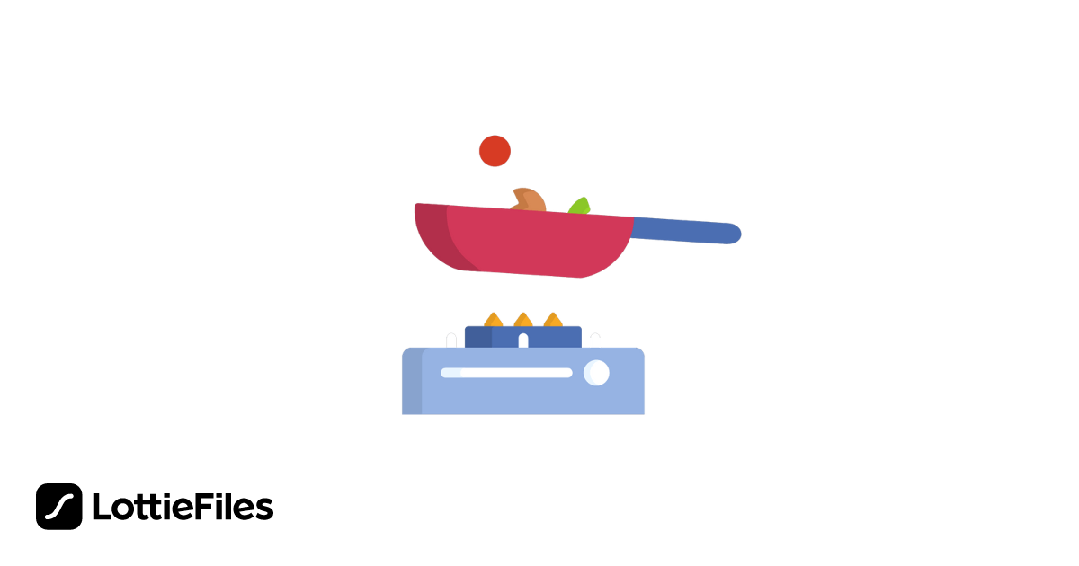 Free Cooking Frying Pan Animation by Carlos | LottieFiles