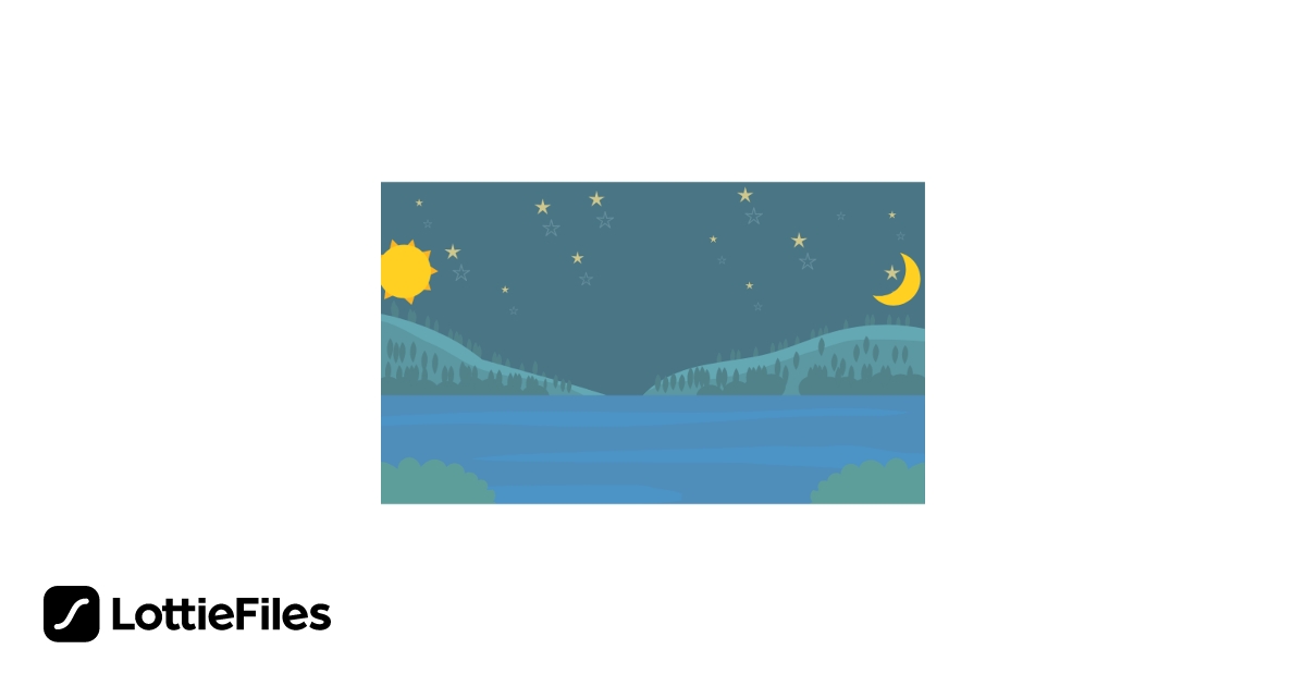 Free Night and Day Animation by Giraffie | LottieFiles