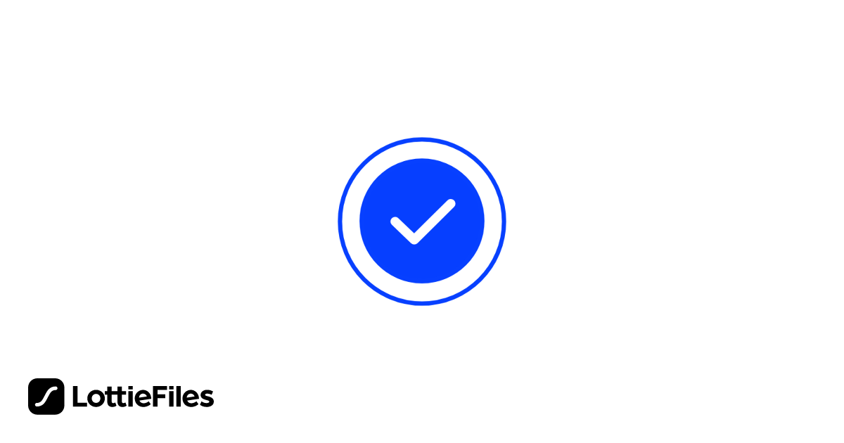 Free verifyed - Verified Sign Animation by PK | LottieFiles