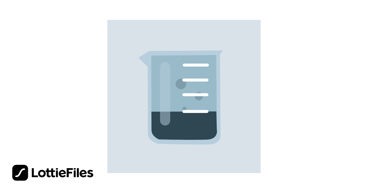 Free Chemical Beaker Animation by SHANTHOSH KHAN | LottieFiles