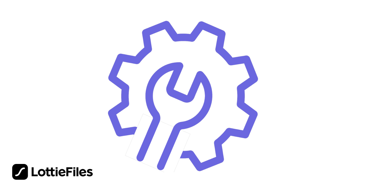 Free wrench-and-cog.aep Animation by Максим Соболев | LottieFiles