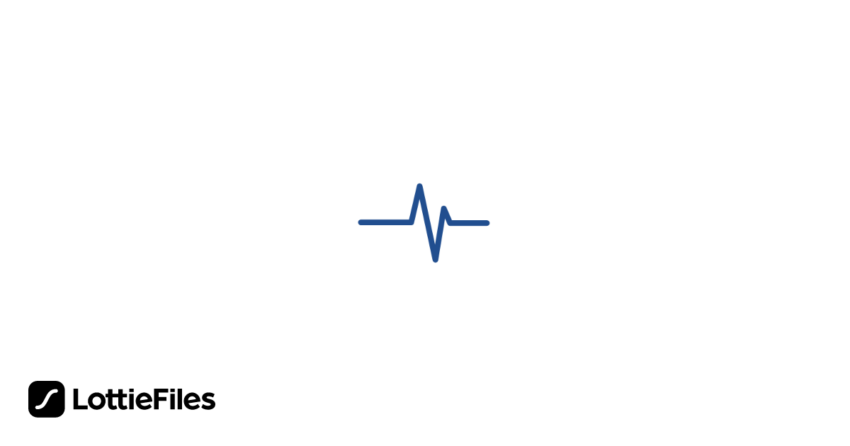 Free heartbeat blue Animation by Nick | LottieFiles