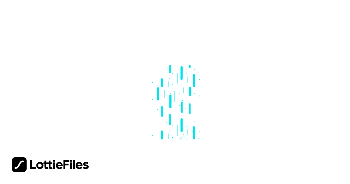 Free rain fall Animation by 019 อนุพงศ์ จันทร์สว่าง | LottieFiles