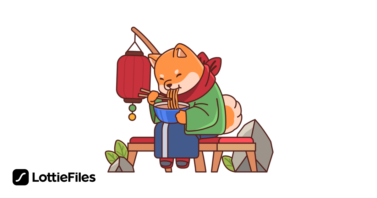 Free Cute dog eat Animation by Mikhail | LottieFiles